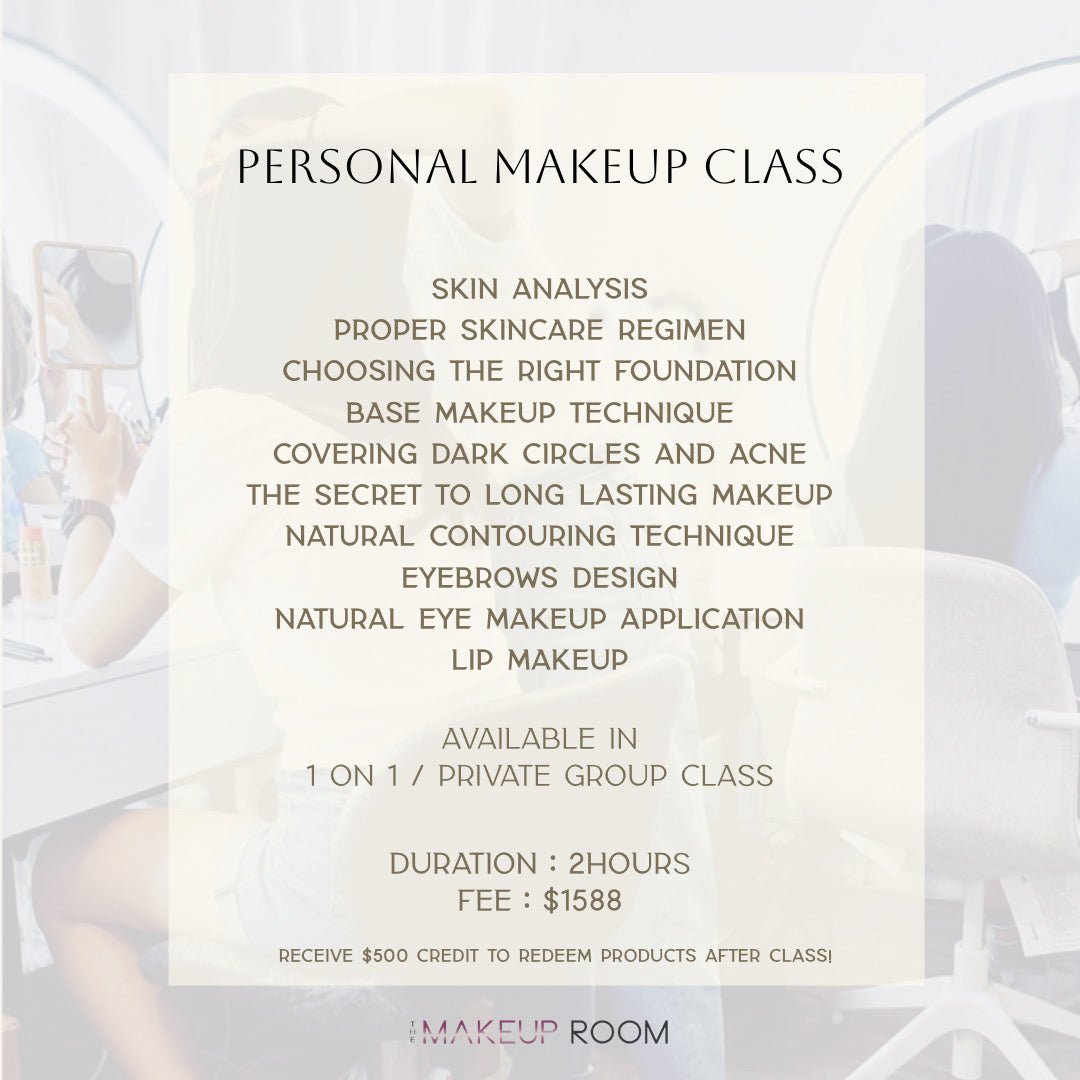 PERSONAL MAKEUP CLASS | THE MAKEUP ROOM – The Makeup Room